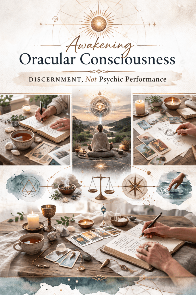 Awakening Oracular Consciousness: Discernment, Not Psychic Performance ...